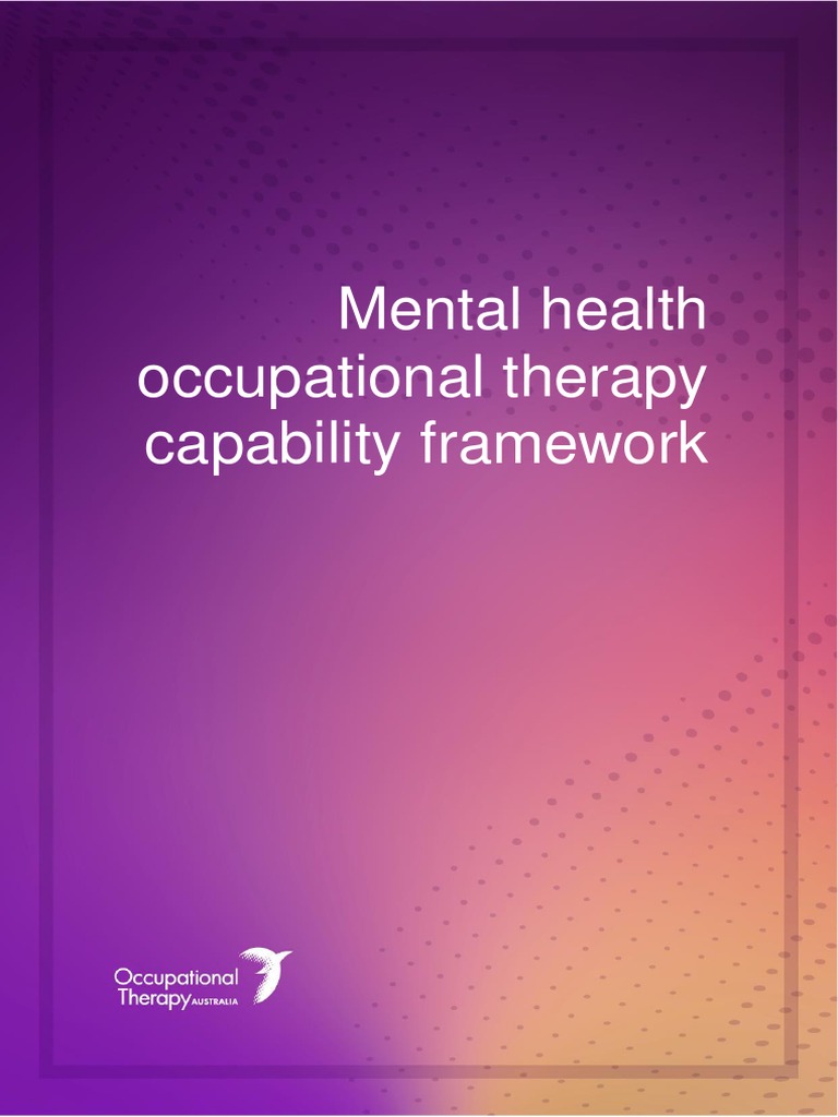 OTA Mental Health Capability Framework 2023 | PDF