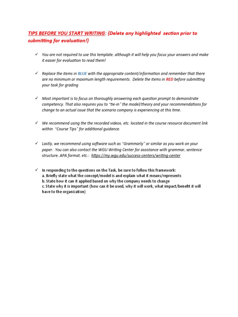 C721-Task Template June 2023 | PDF