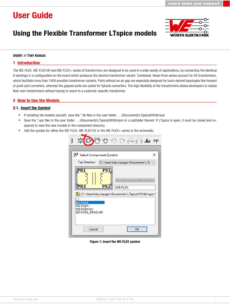 UG001a Flexible Transformer Instructions | PDF