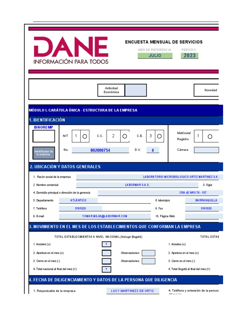 Formulario General MMS-MMSB Jul23 V4 | PDF