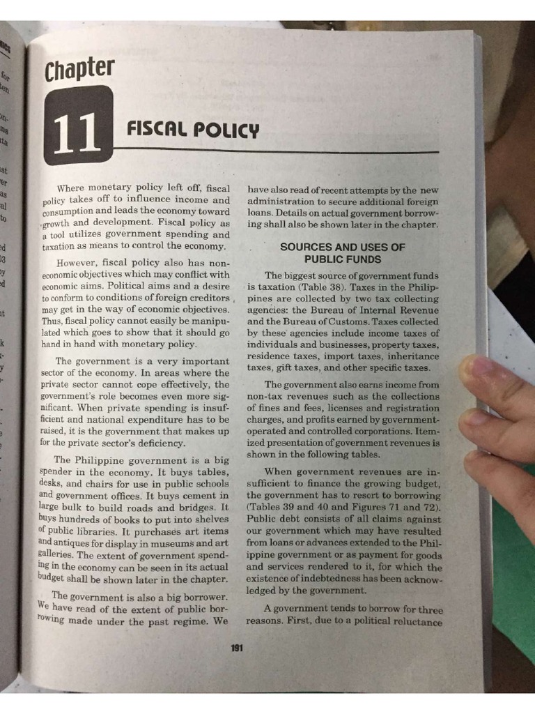 Chapter 11 Fiscal Policy | PDF