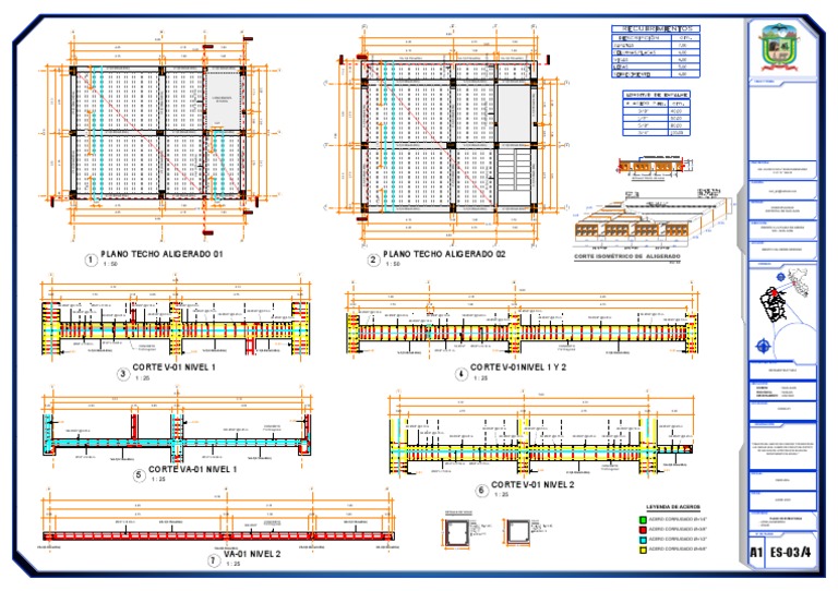 plano de vigas local comunal | PDF