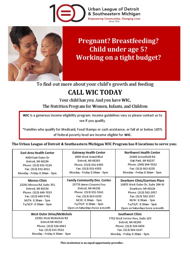 WIC Clinic Location Flyer | PDF
