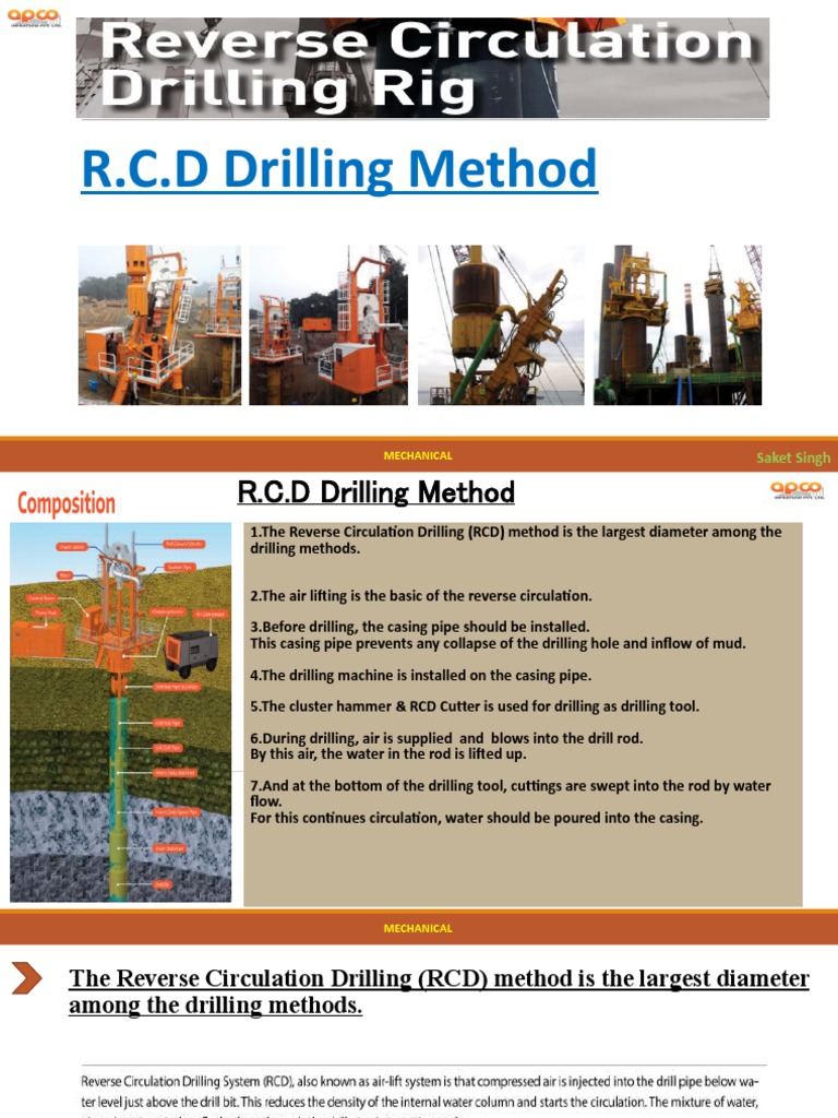 RCD Drilling Method Overview | PDF