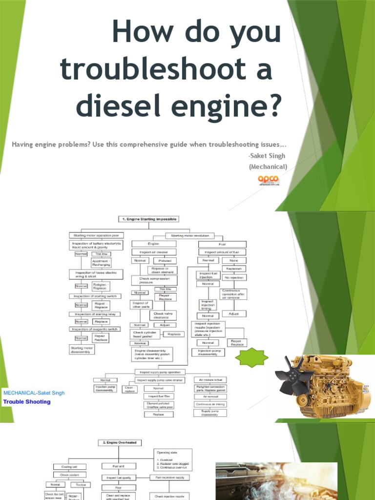 Diesel Engine Troubleshooting Guide | PDF