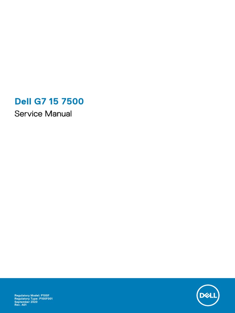 Dell G7 Manual | PDF