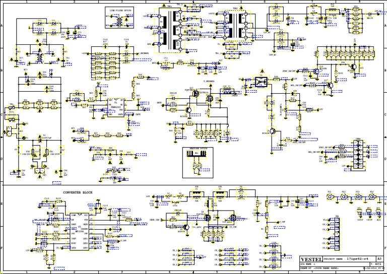 Vestel 17IPS62 Schematic Overview | PDF