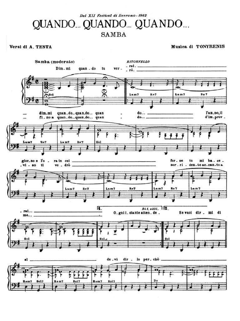 Quando-quando-quando | PDF