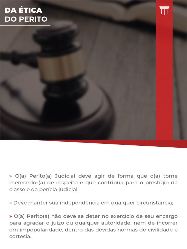 Da ética Do Perito Judicial Pdf Moralidade Testemunha Especializada