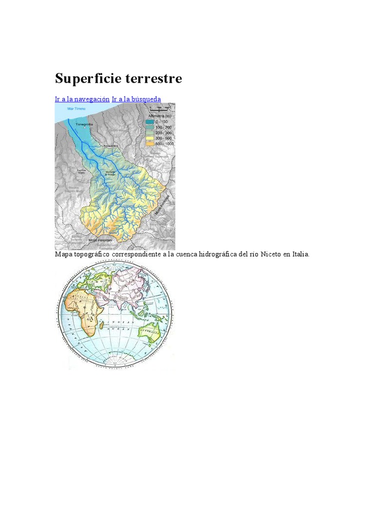 Superficie Terrestre | PDF | Tierra | Geografía