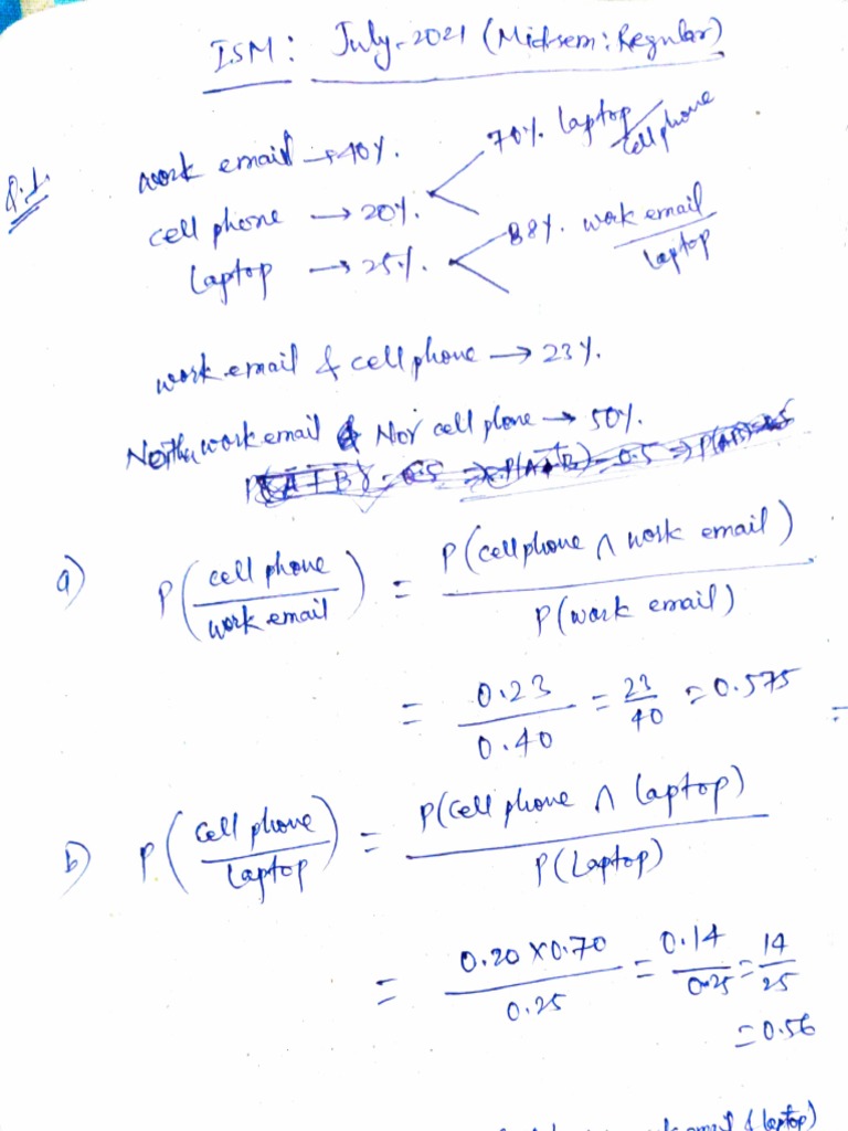Data Analysis and Probability Calculations | PDF