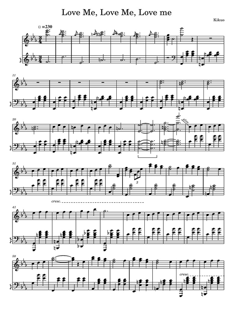 Aishite_Aishite_Aishite___Kikuo__Advanced_Piano_Solo | PDF