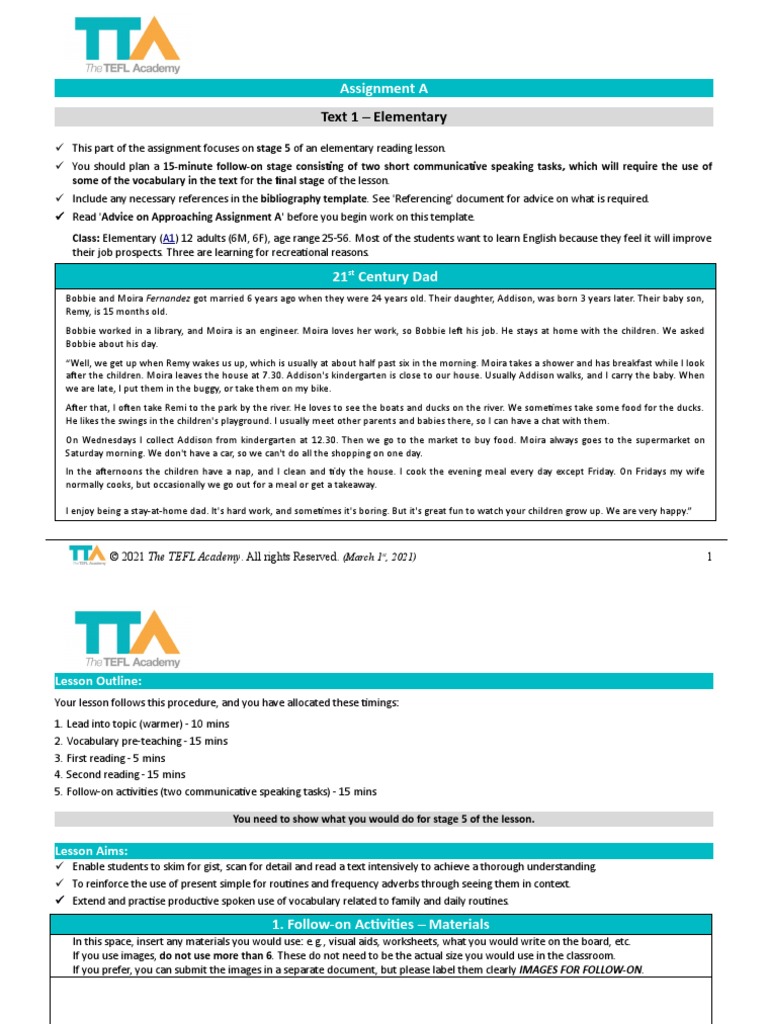 Text 1 - Elementary | PDF | Human Communication | Learning