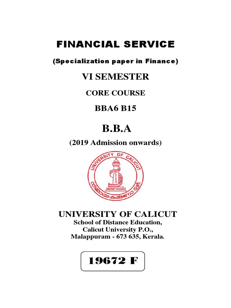 SLM Bba Financial Services | PDF
