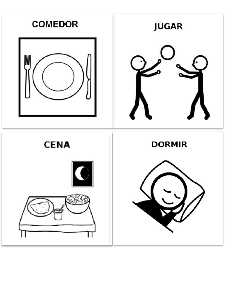 Pictogramas Rutina Diaria | PDF