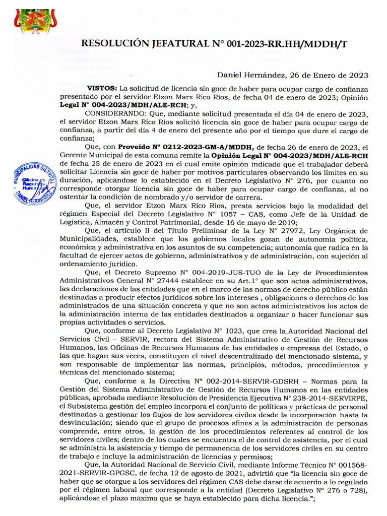 Resolucion Etson | PDF
