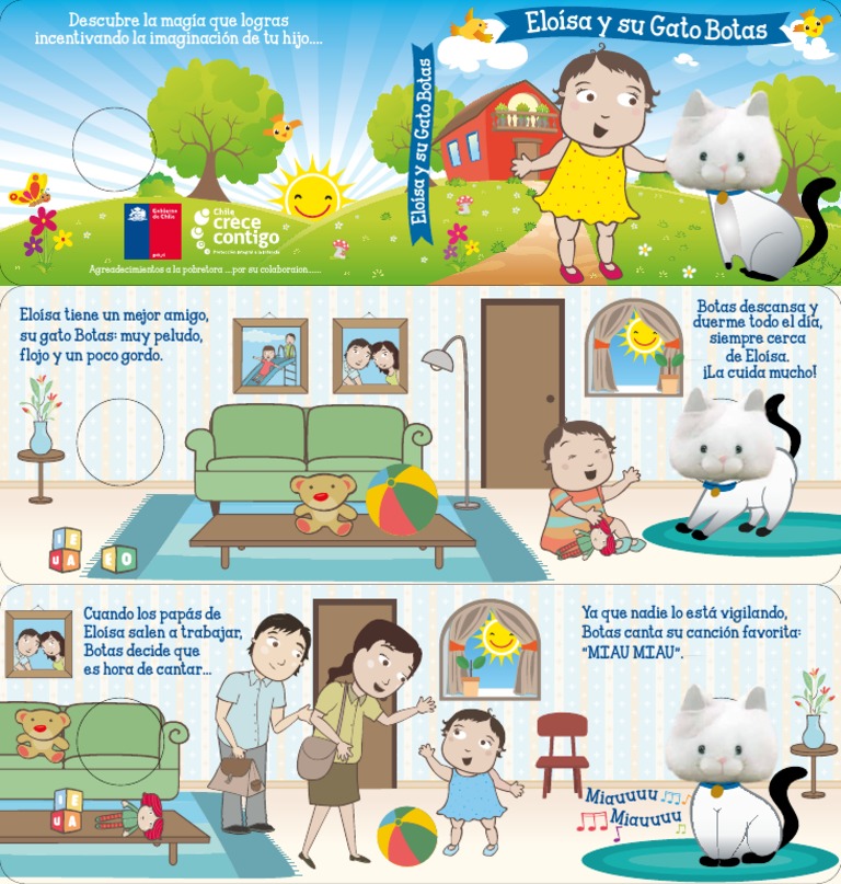 Eloísa y su gato Botas: un cuento infantil | PDF