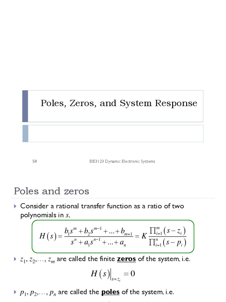 EIE3123 Dynamic Electronic Systems - p58-p83 | PDF