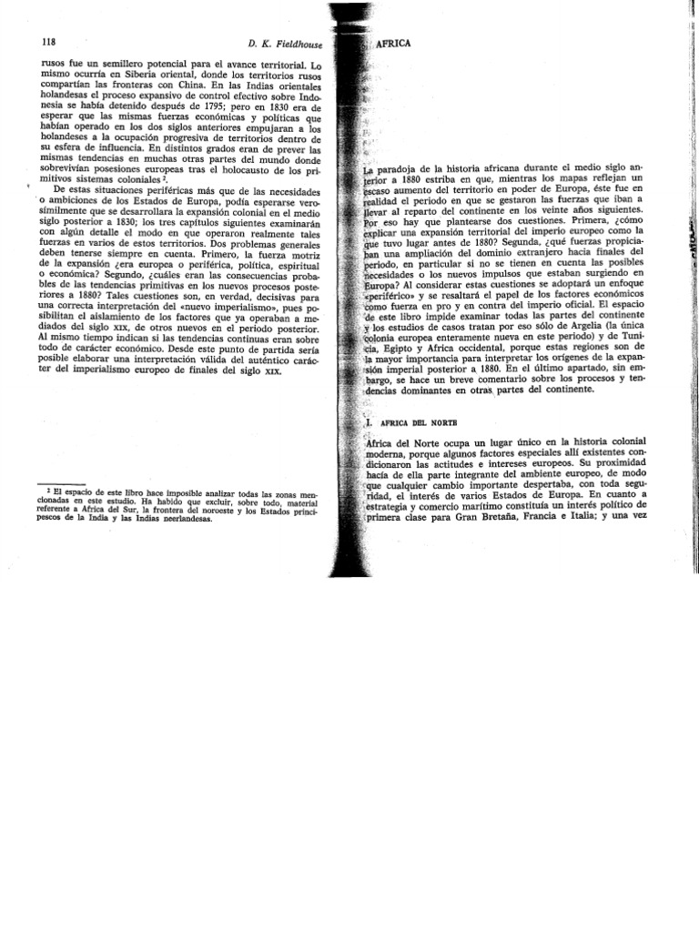 Fieldhouse, D. K. - Economia e Imperio. La Expansion de Europa (1830 ... Fieldhouse, D. K. - Economia e Imperio. La Expansion de Europa (1830 ...