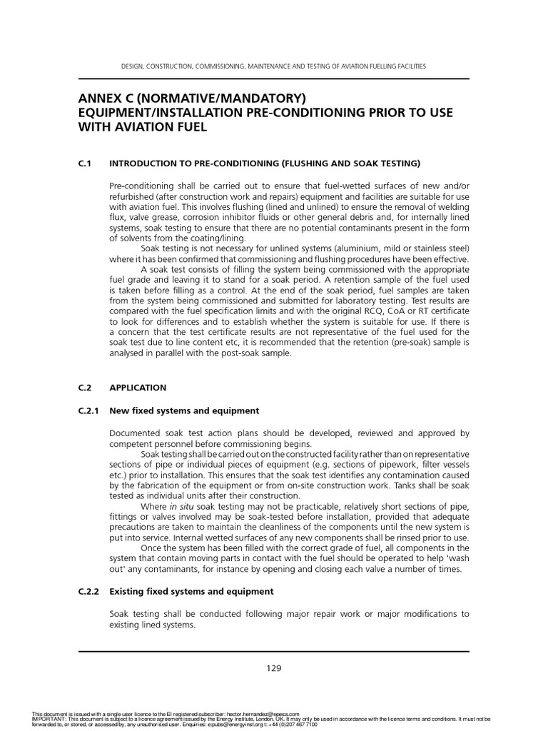EI 1540 Design Construction Commissionin ANNEX C | PDF