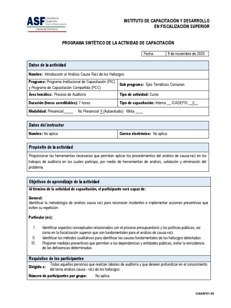 PS Introducci N Al An Lisis Causa Ra¡z | PDF