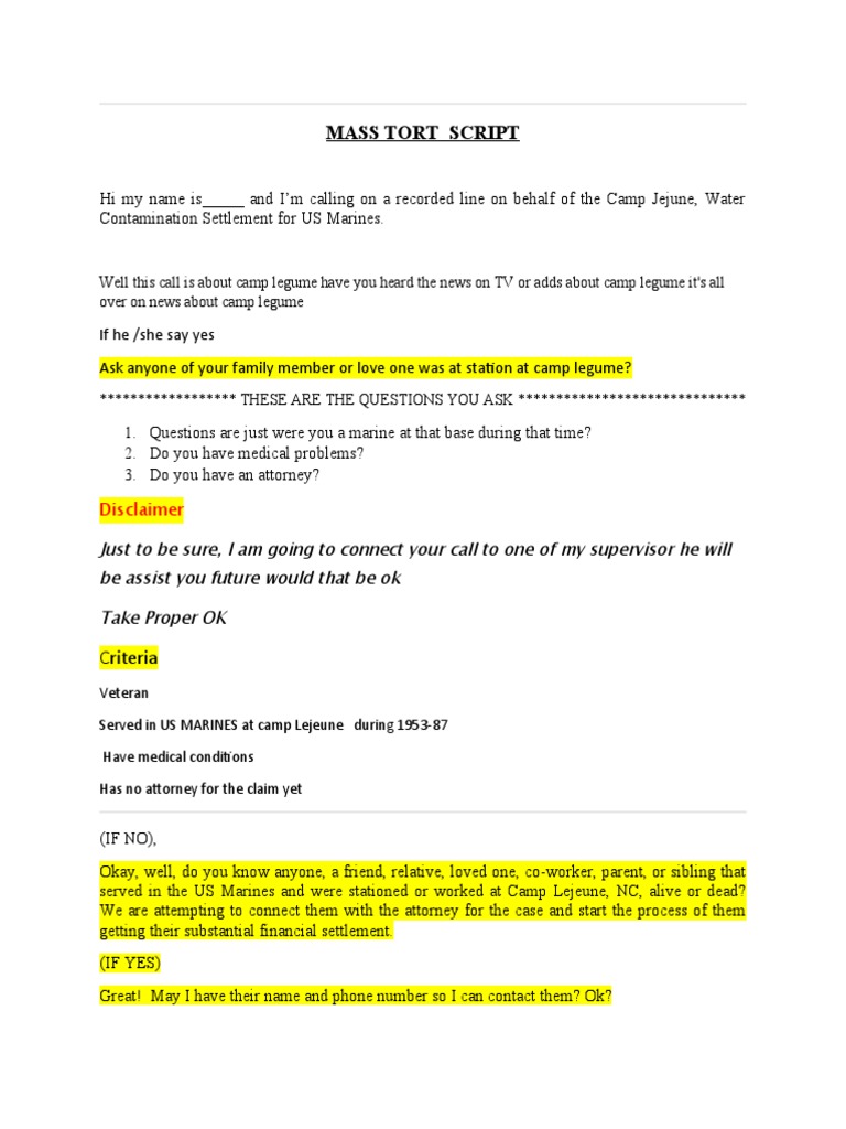 ARC Camp L Fronter and Closer Script New | PDF