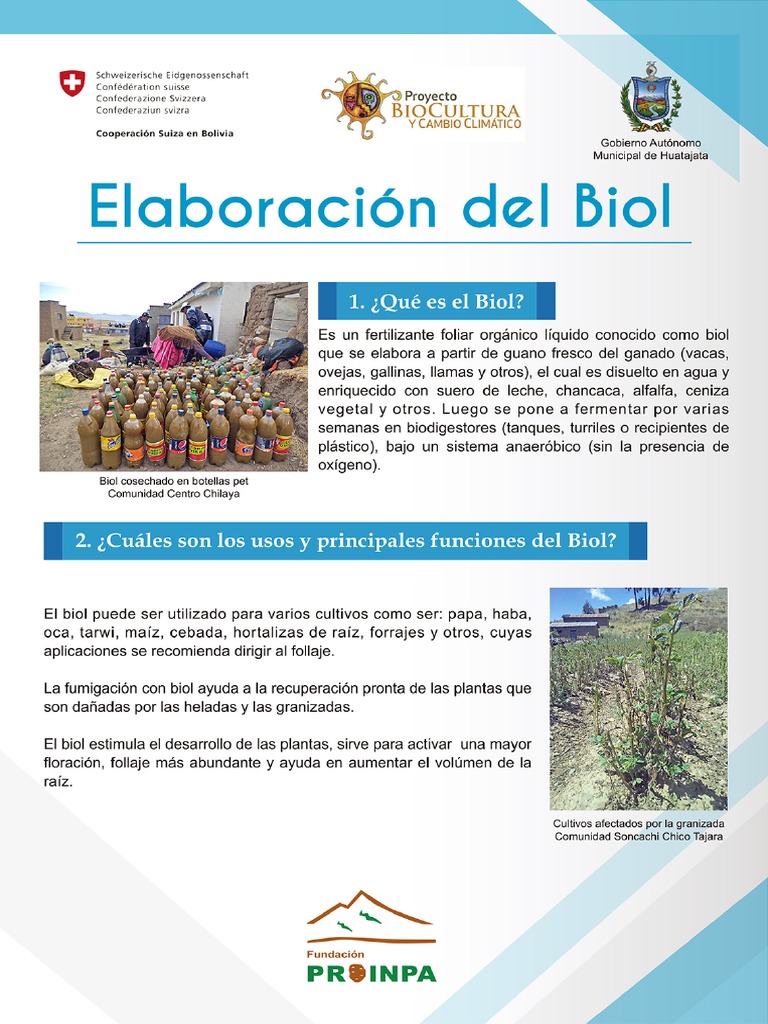 Elaboración de Biol | PDF