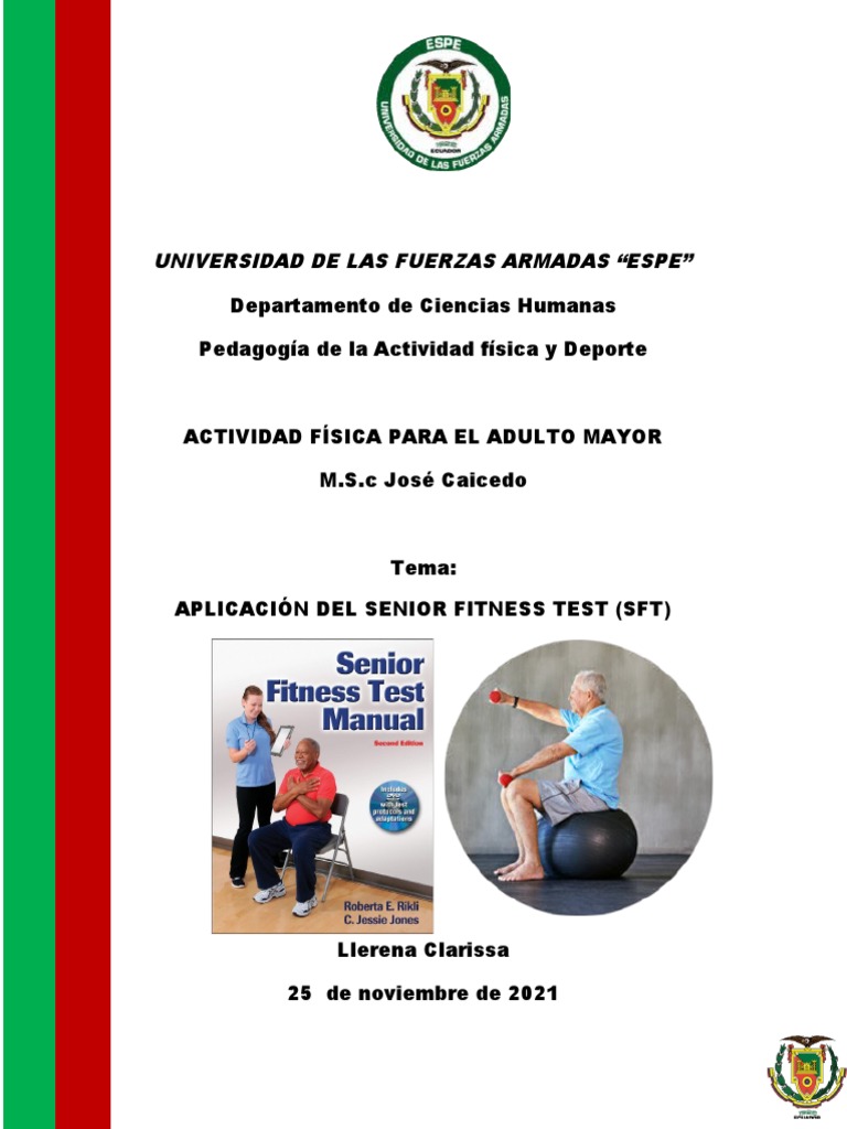Aplicación Senior Fitness Test (SFT) | PDF