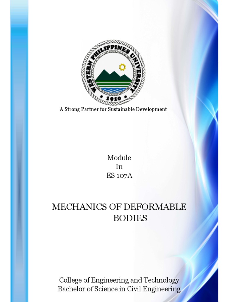 Chapter 2. Mechanics of Deformable Bodies | PDF