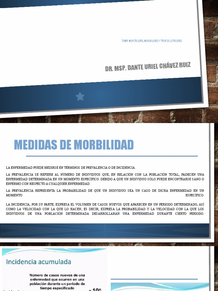 Mortalidad, Morbilidad y Tasa de Letalidad. | PDF | Tasa de mortalidad ...