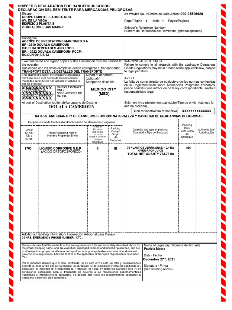 DGD Un - 1760 - 27 - 12 - 21 | PDF