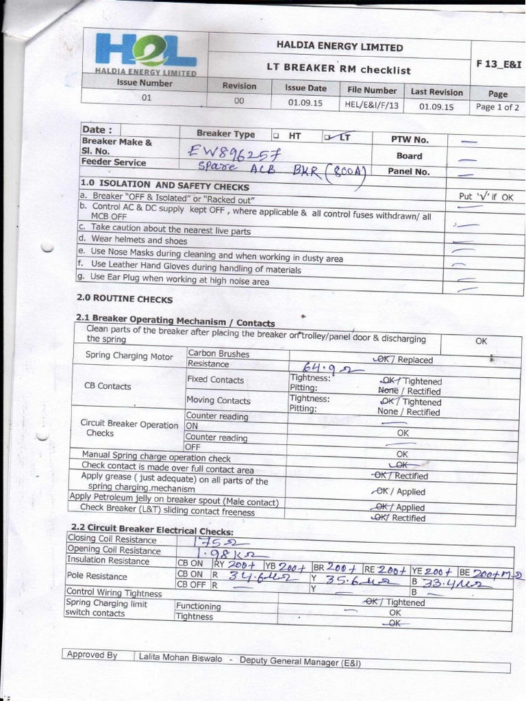 New LT Acb L&T 800a | PDF