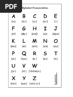 Printable English Alphabet PDF Guide | PDF | Alphabet | English Language