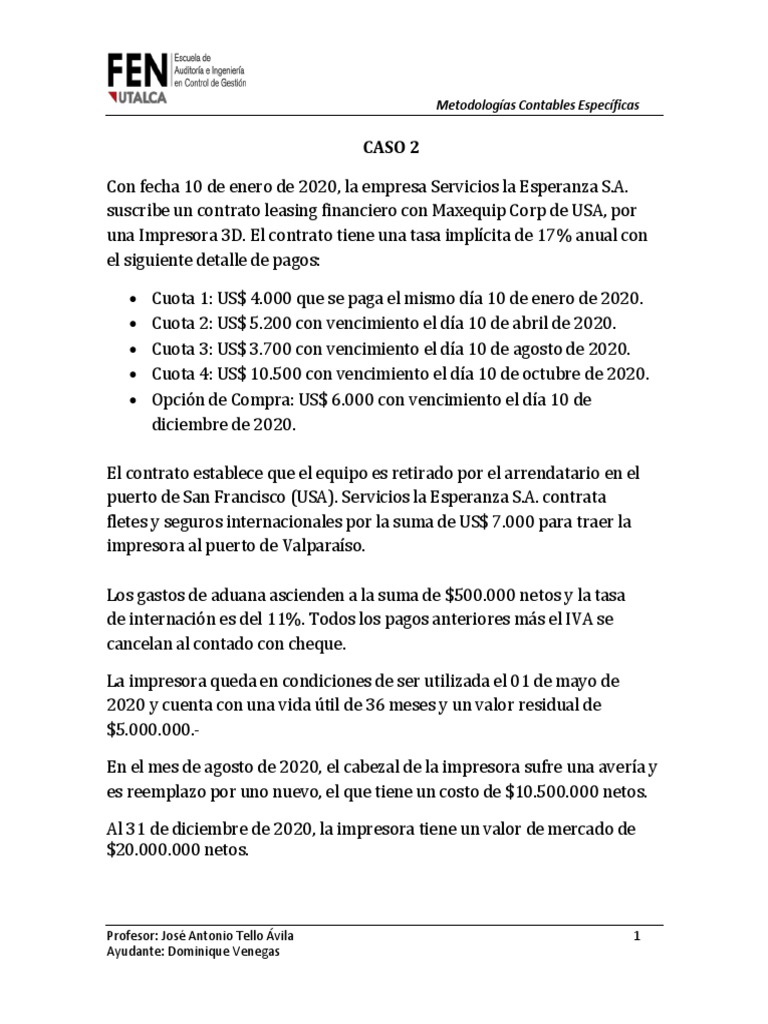 Caso 2 | PDF