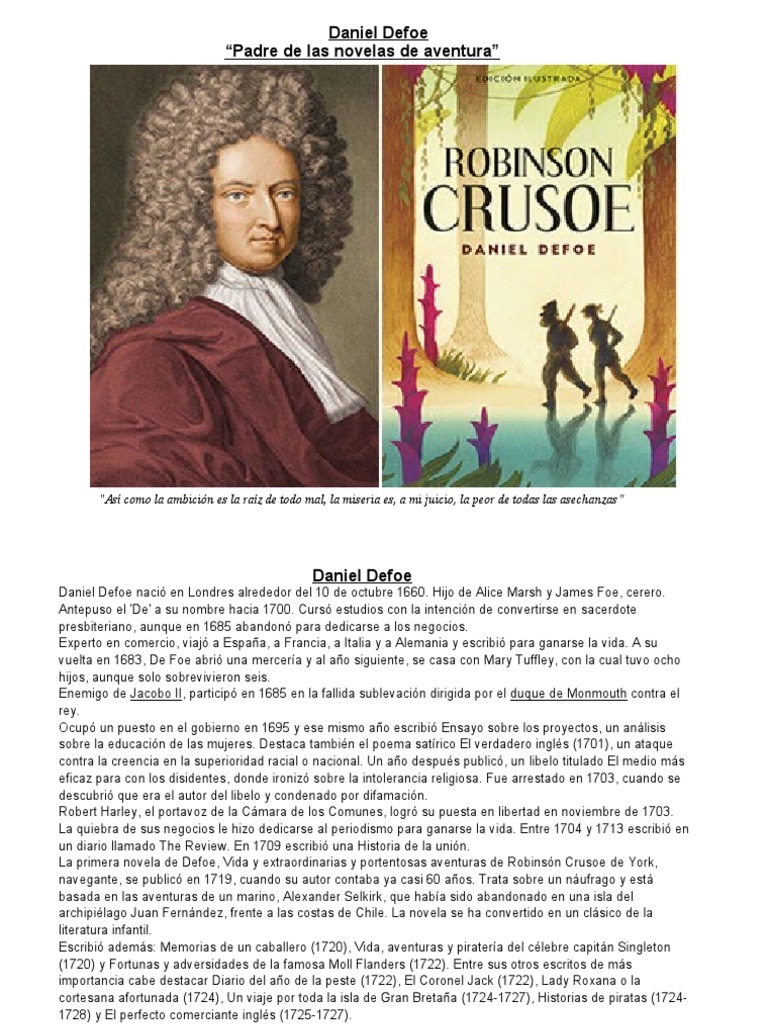 Daniel Defoe | PDF