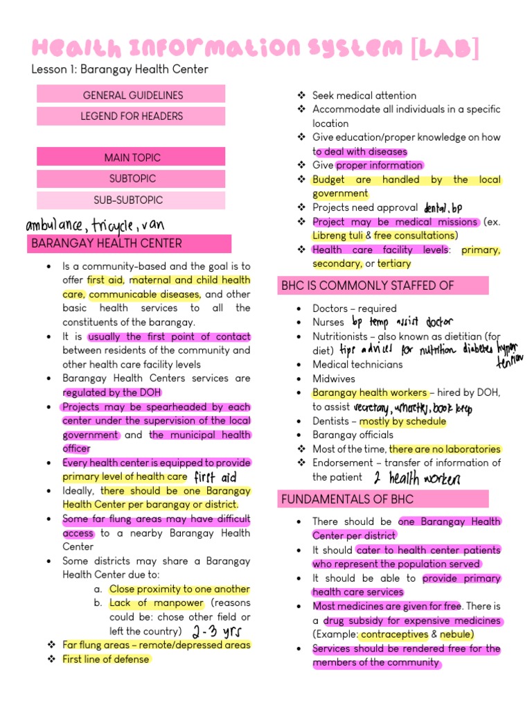Health Information System for Labs | PDF | Self-Improvement