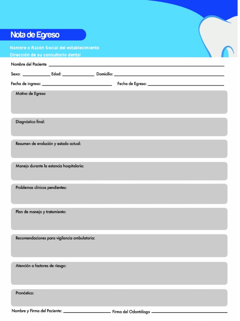 Nota de Egreso | PDF