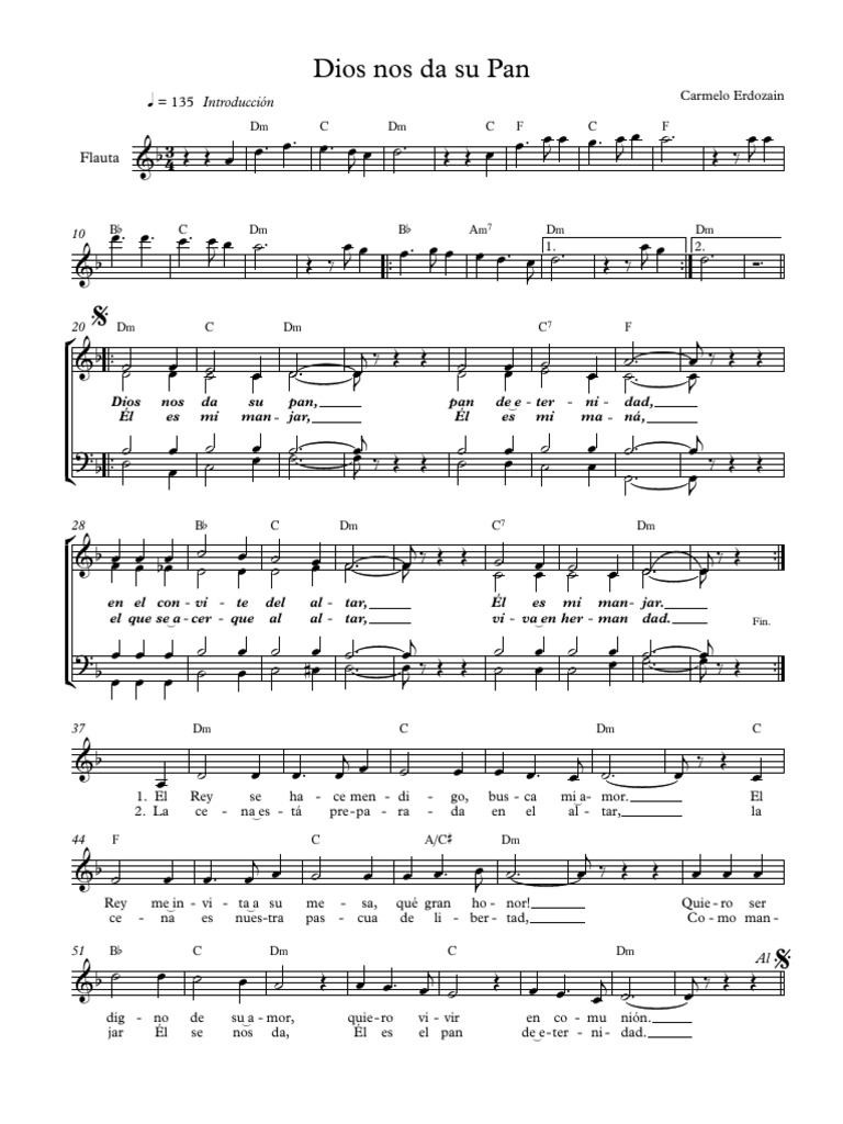 Dios Nos Da Su Pan | PDF