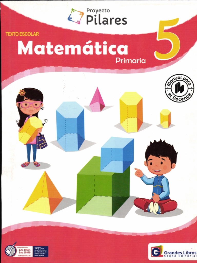 Pilares Matemática 5to de Primaria | PDF