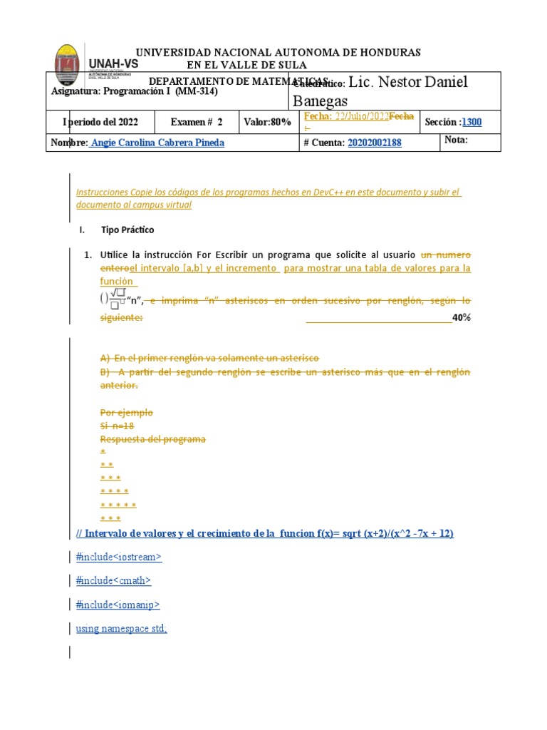Examen II Progra | PDF | Tecnología