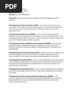 Philippine Executive Departments 2025 | PDF | Economies | Philippines