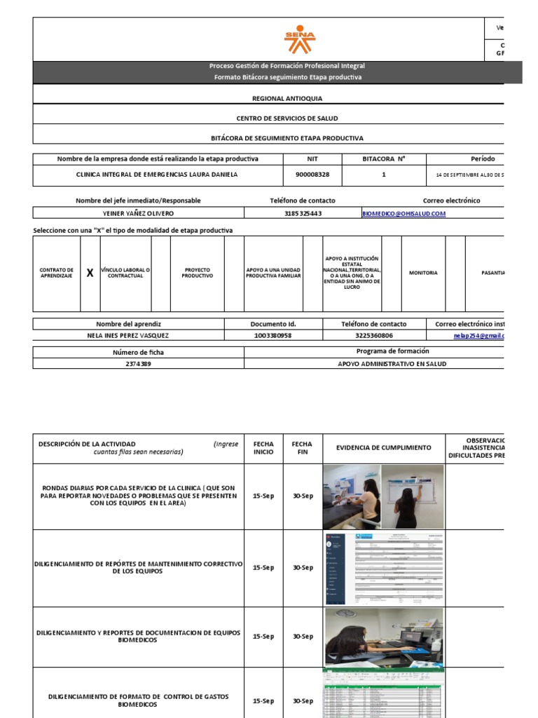 Bitacoras Sena | PDF