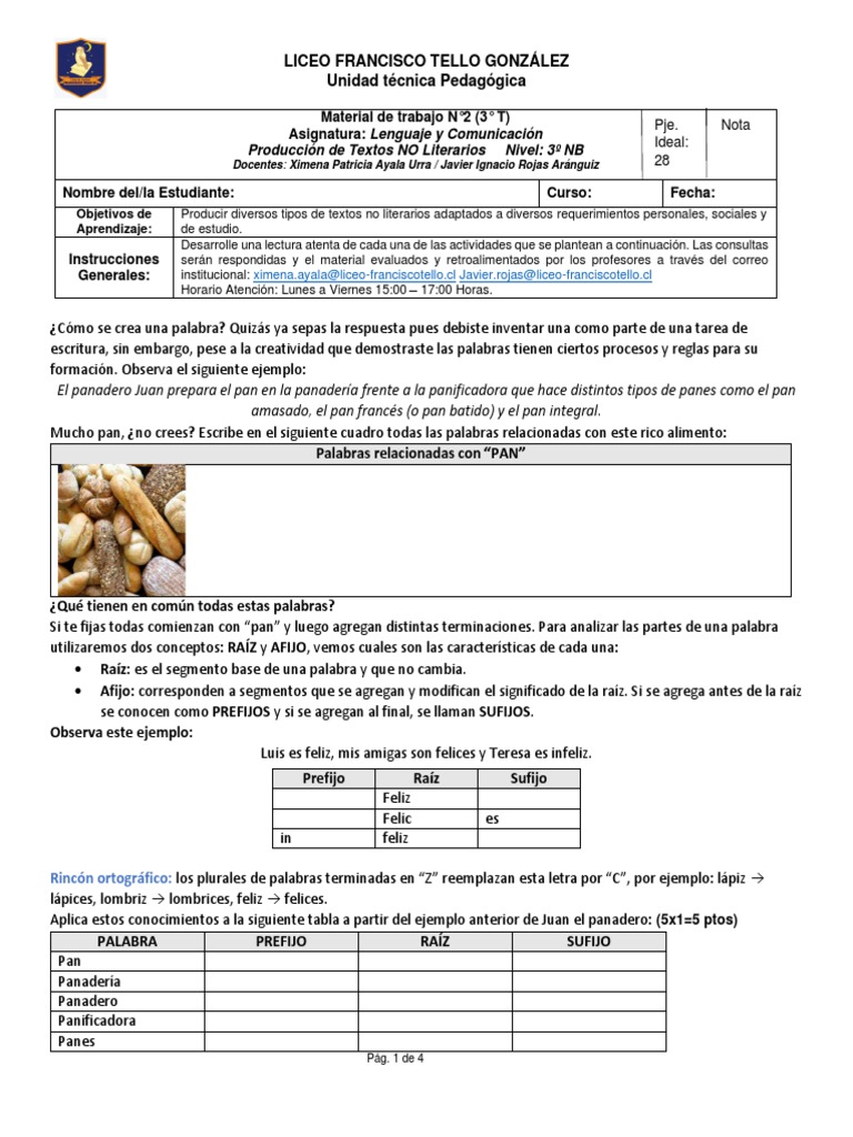 Liceo Francisco Tello González Unidad Técnica Pedagógica | PDF