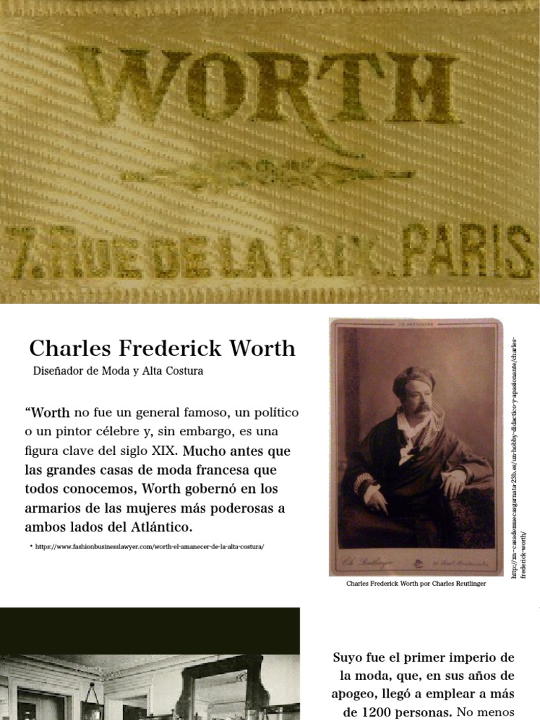 Charles Frederick Worth en PDF | PDF