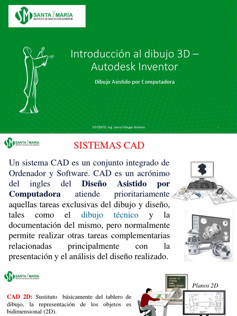 T07 - Introducción Al Dibujo 3D - Autodesk Inventor | PDF T07 - Introducción Al Dibujo 3D - Autodesk Inventor | PDF