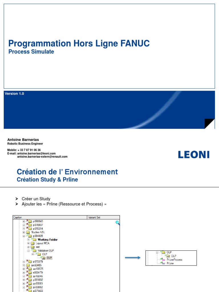 Programmation Hors Ligne Fanuc PSI | PDF