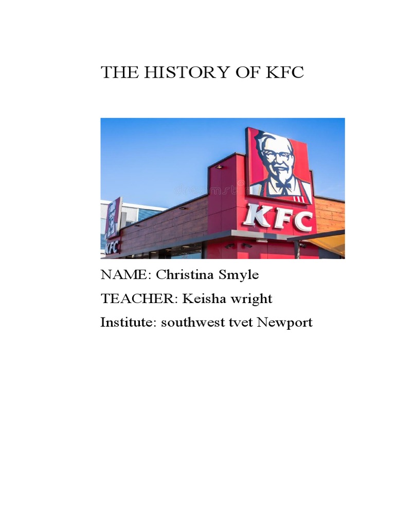 The History of KFC | PDF