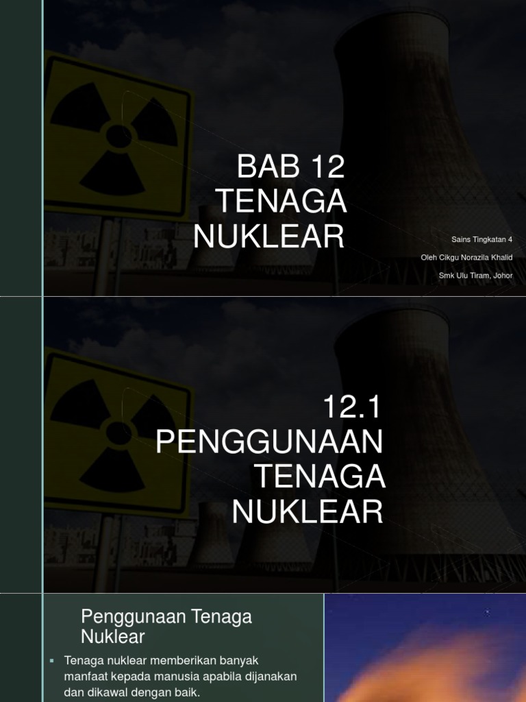 Tenaga Nuklear Tingkatan 4: Bab 12 | PDF | Sains & Matematika ...