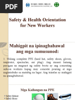 Jad Construction Safety Manual (Tagalog Version) | PDF