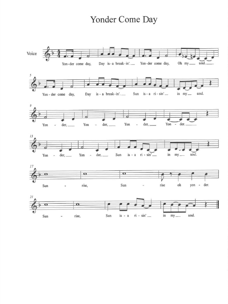 Yonder Come | PDF